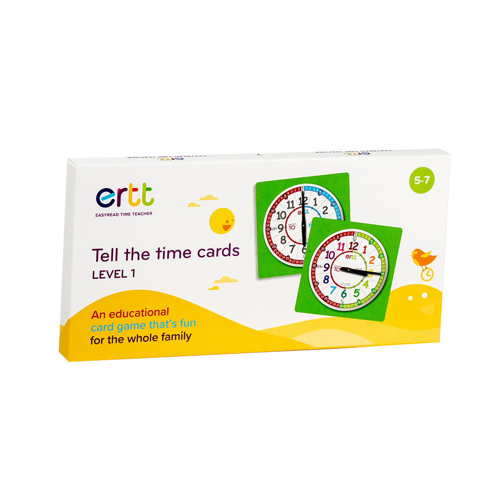 EasyRead Time Teacher 'Tell the time cards' Level 1 (Card Game ...